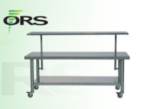 Double-Decker Back Tables For Operating Rooms - OR Specific