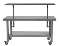 Double-Decker Back Tables For Operating Rooms - OR Specific